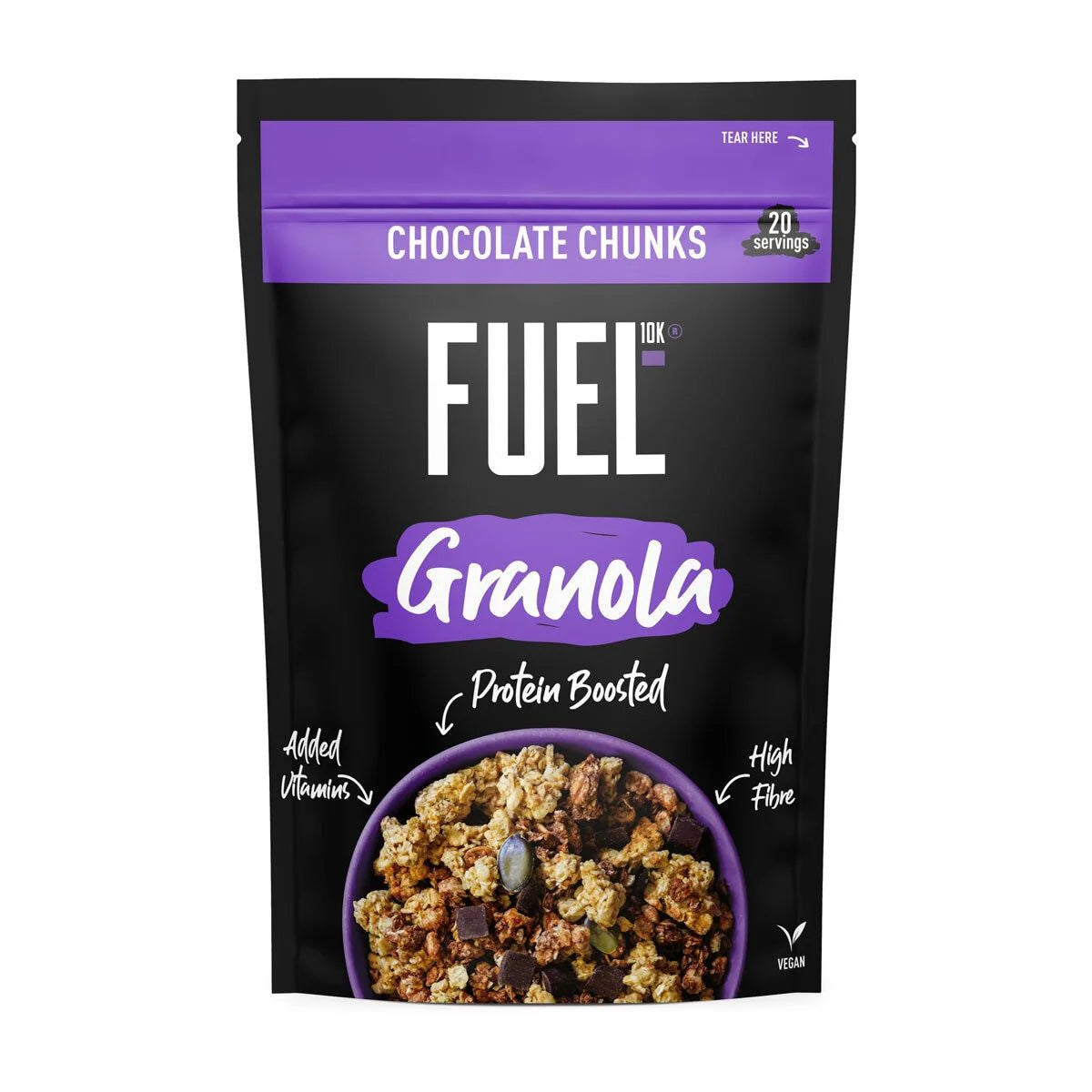 Granola con Trozos de Chocolate - FUEL10K – Protein Boosted | 1 kg ...